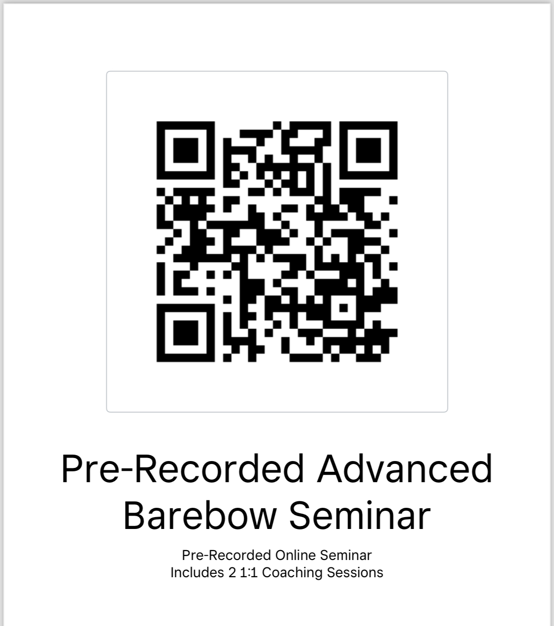 Advanced Barebow – The Barebow Project